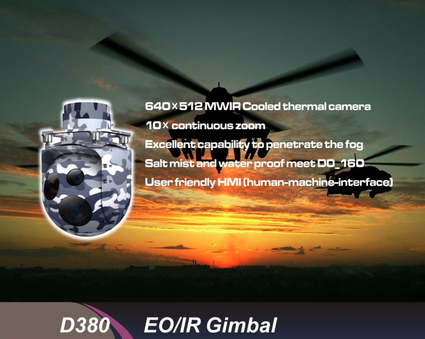 Miniature EO/IR System Electro-Optical Targeting Thermal Imaging Gimbal ...