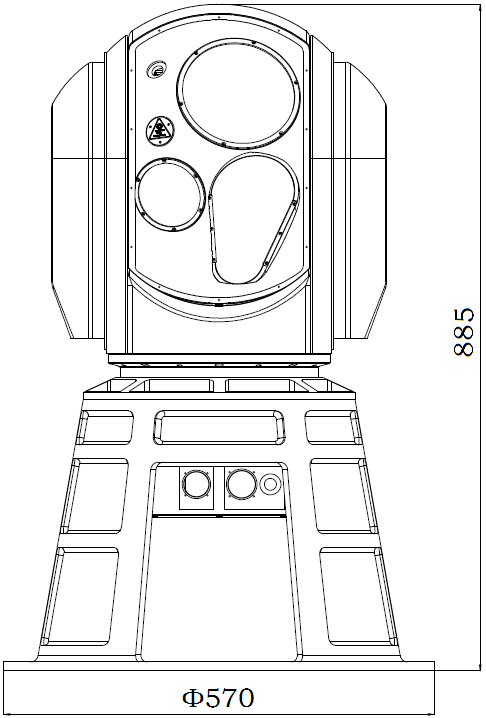 Shipborne Multi Sensor Infrared Camera System Electro Optical Infrared