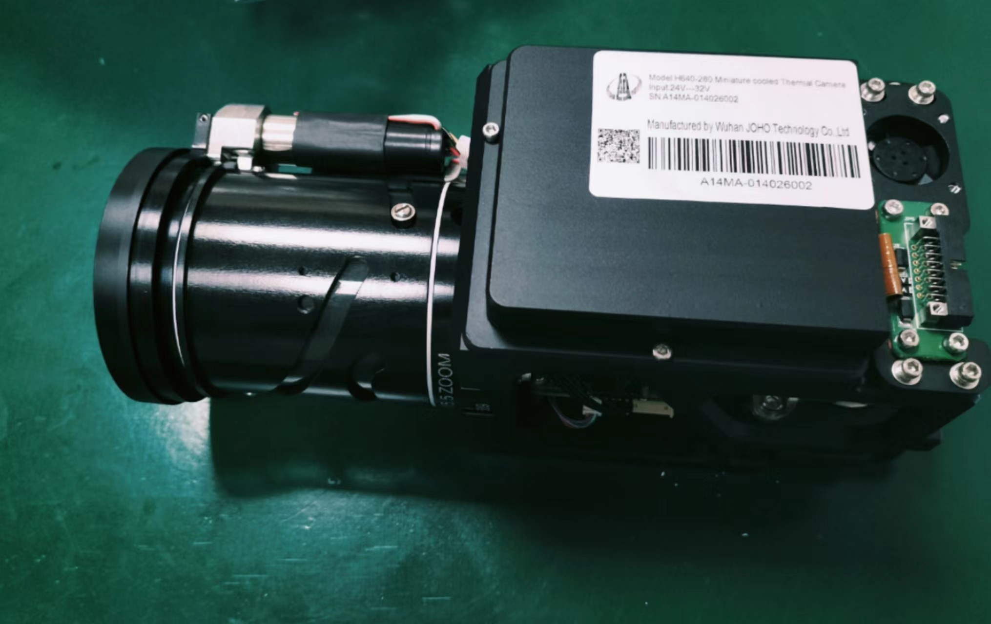 15mm-280mm Miniature Size Cooled Thermal Security Camera DC 24-36V